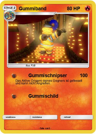 Pokémon Gummiband - Gummischnipser - My Pokemon Card