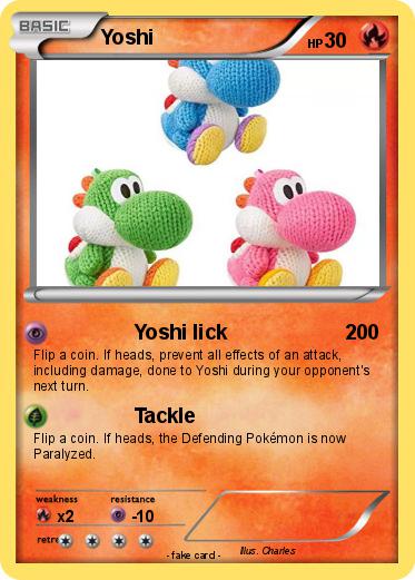 Pokémon Yoshi 3863 3863 - Yoshi lick - My Pokemon Card