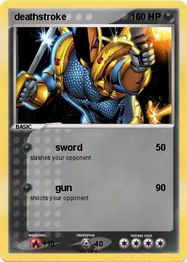 Pokémon deathstroke 21 21 - sword - My Pokemon Card
