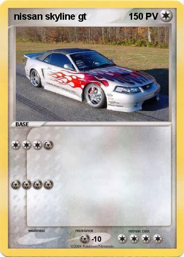 Pokémon nissan skyline gt - Ma carte Pokémon