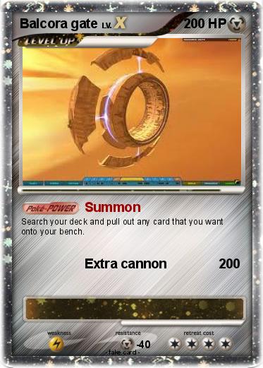 Pokémon Balcora gate - Summon - My Pokemon Card