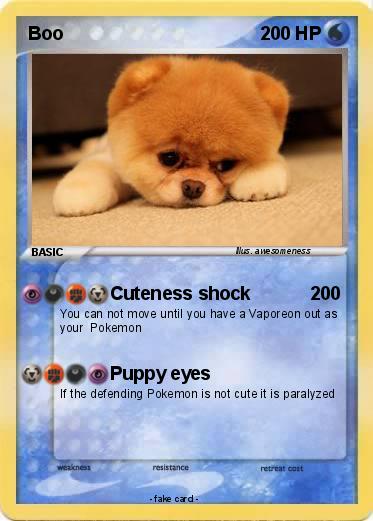 Pokémon Boo 1122 1122 - Cuteness shock - My Pokemon Card