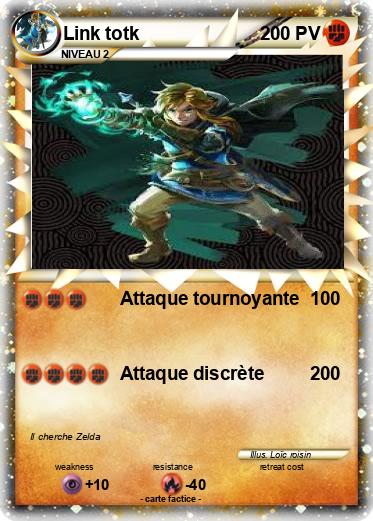 Pokémon Link totk - Attaque tournoyante - Ma carte Pokémon
