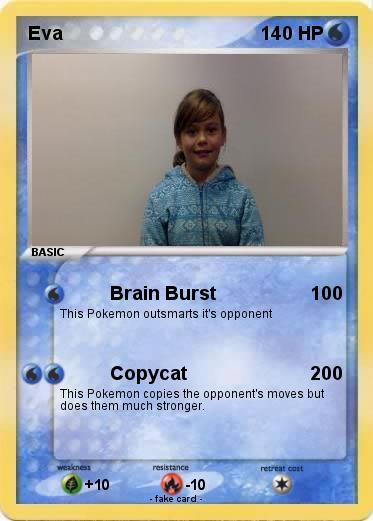 Pokémon Eva 284 284 - Brain Burst - My Pokemon Card