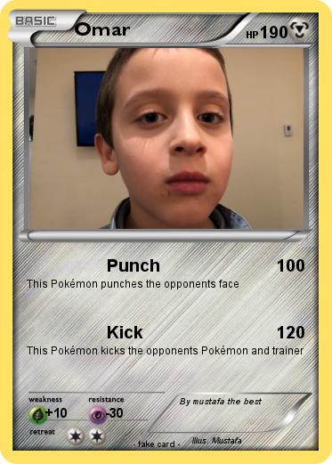 Pokémon Omar 158 158 - Punch - My Pokemon Card