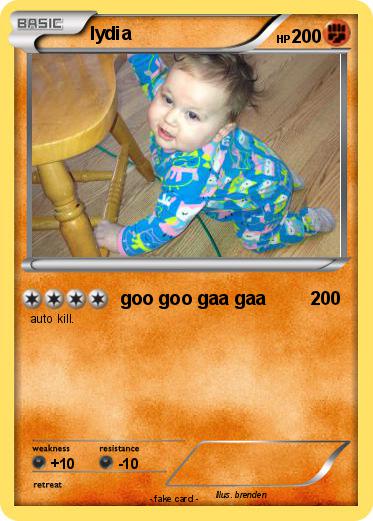 Pokémon lydia 43 43 - goo goo gaa gaa - My Pokemon Card
