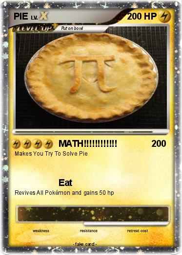 Pokémon PIE 390 390 - MATH!!!!!!!!!!!! - My Pokemon Card