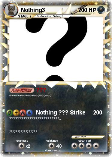 Pokémon Nothing3 - ??? - My Pokemon Card