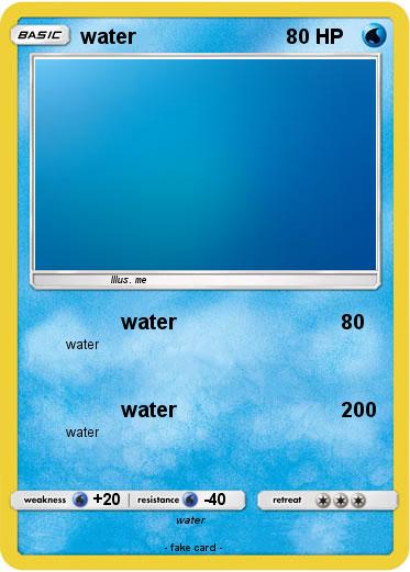 Pokémon water 3418 3418 - water - My Pokemon Card