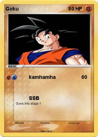 Pokémon Goku 9999 9999 - kamhamha - My Pokemon Card