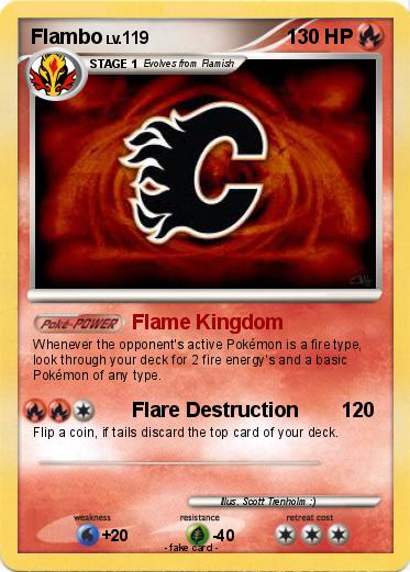 Pokémon Flambo 21 21 - Flame Kingdom - My Pokemon Card