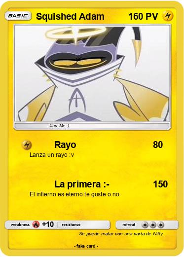 Pokémon Squished Adam 1 1 - Rayo - Mi carta pokémon