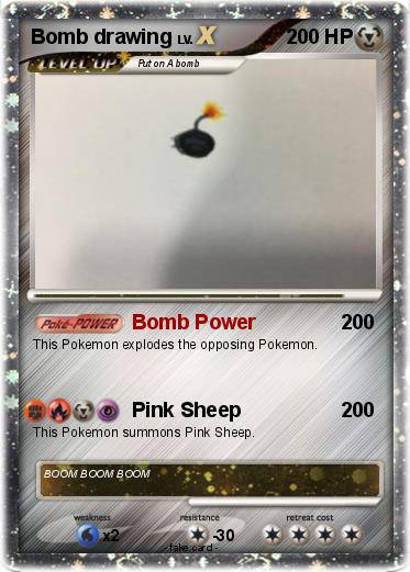 Pokémon Bomb drawing - Bomb Power - My Pokemon Card