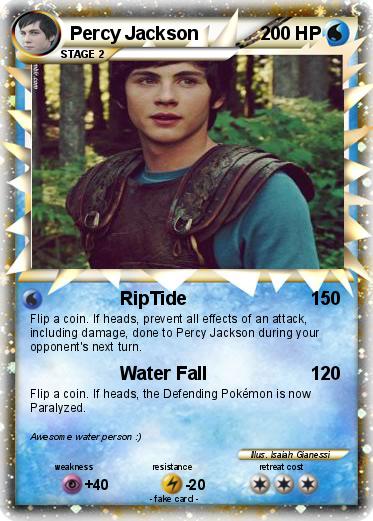 Pokémon Percy Jackson 519 519 - RipTide - My Pokemon Card