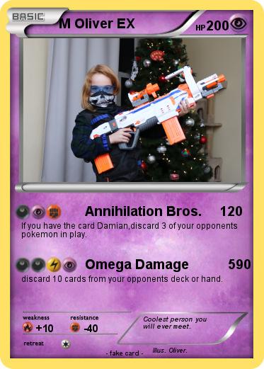 Pokémon M Oliver EX 3 3 - Annihilation Bros. - My Pokemon Card