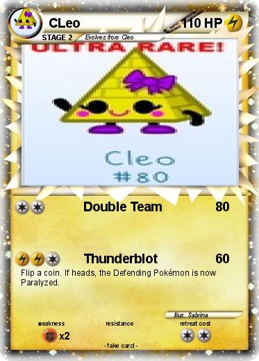 Pokémon CLeo 95 95 - Double Team - My Pokemon Card