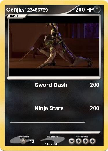 Pokémon Genji 226 226 - Sword Dash - My Pokemon Card