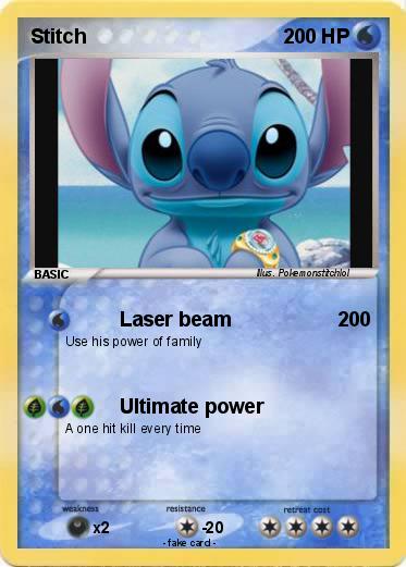 Pokémon Stitch 234 234 - Laser beam - My Pokemon Card
