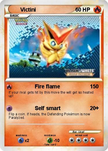 Pokémon Victini 2483 2483 - Fire flame - My Pokemon Card