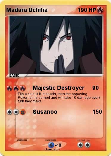 Pokémon Madara Uchiha 102 102 - Majestic Destroyer - My Pokemon Card