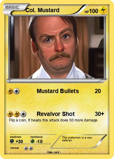 Pokémon Col Mustard 1 1 - Mustard Bullets - My Pokemon Card