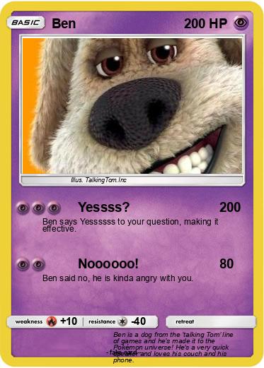 Pokémon Ben 2447 2447 - Yessss? - My Pokemon Card