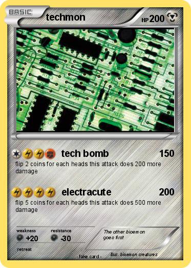 Pokémon techmon - tech bomb - My Pokemon Card