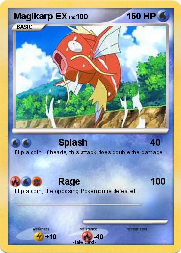 Pokémon Magikarp EX 71 71 - Splash - My Pokemon Card