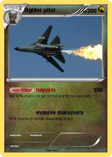 Pokémon fighter pilot 1 1 - napalm - My Pokemon Card