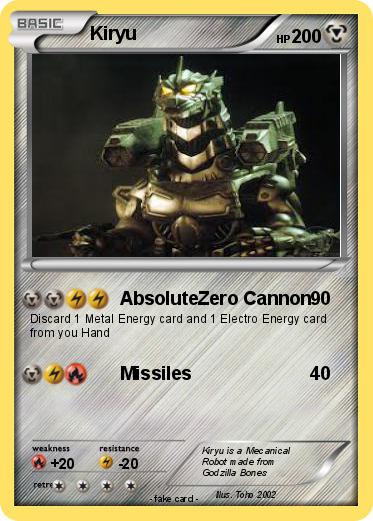 Pokémon Kiryu 55 55 - AbsoluteZero Cannon - My Pokemon Card