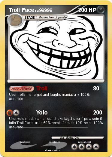 Pokémon Troll Face 1069 1069 - Troll - My Pokemon Card