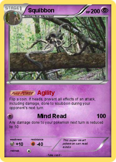 Pokémon Squibbon 2 2 - Agility - My Pokemon Card