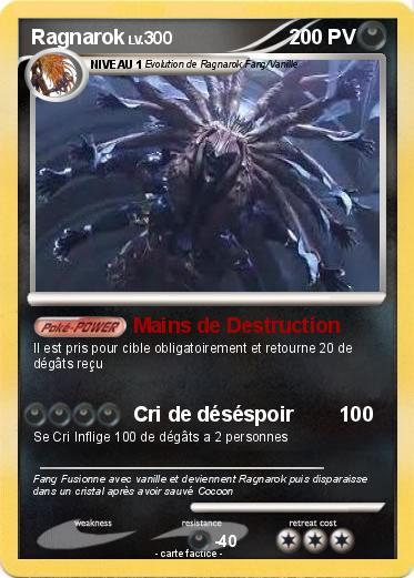 Pokémon Ragnarok 8 8 - Mains de Destruction - Ma carte Pokémon