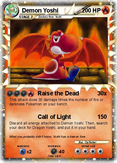 Pokémon Demon Yoshi 4 4 - Raise the Dead - My Pokemon Card