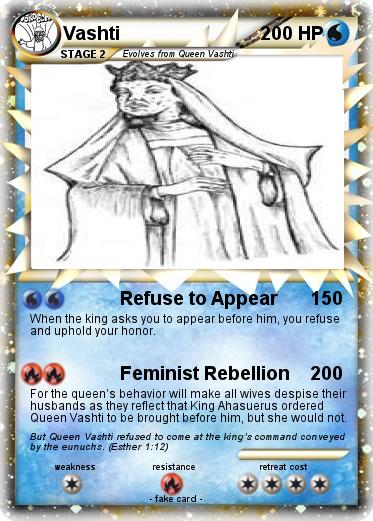 Pokémon Vashti - Refuse to Appear - My Pokemon Card