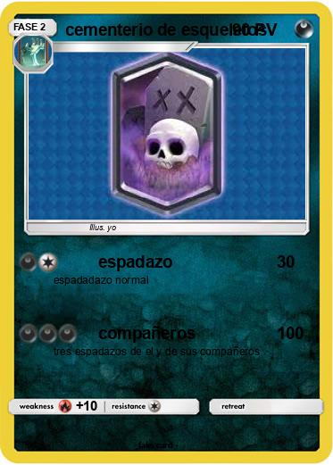Pokémon cementerio de esqueletos - espadazo - Mi carta pokémon
