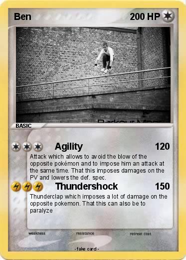 Pokémon Ben 1247 1247 - Agility - My Pokemon Card