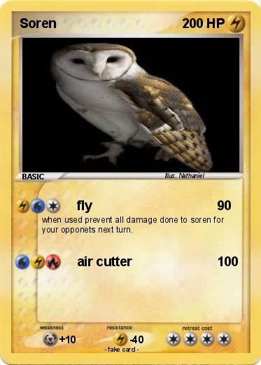 Pokémon Soren 76 76 - fly - My Pokemon Card
