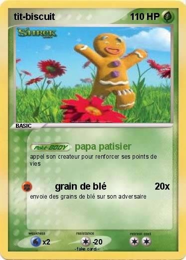 Pokémon tit biscuit 2 2 - papa patisier - My Pokemon Card