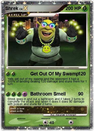Pokémon Shrek 2209 2209 - Get Out Of My Swamp - My Pokemon Card