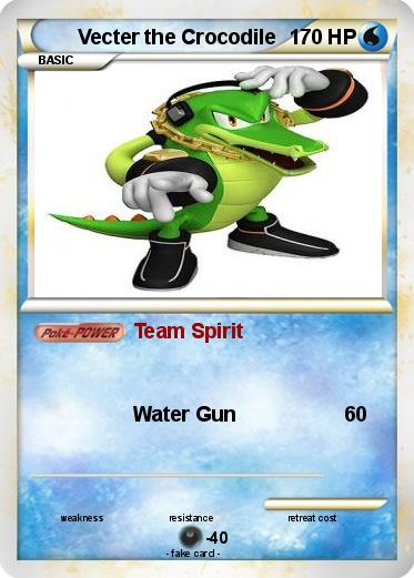 Pokémon Vecter the Crocodile - Team Spirit - My Pokemon Card