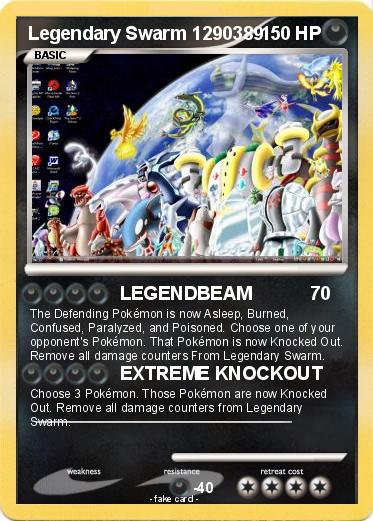 Pokémon Legendary Swarm 1290389 1290389 - LEGENDBEAM - My Pokemon Card