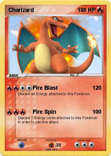 Pokémon Charizard 6246 6246 - Fire Blast - My Pokemon Card