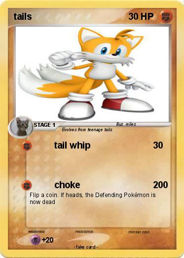 Pokémon tails 1058 1058 - tail whip - My Pokemon Card