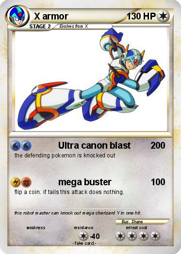 Pokémon X armor - Ultra canon blast - My Pokemon Card