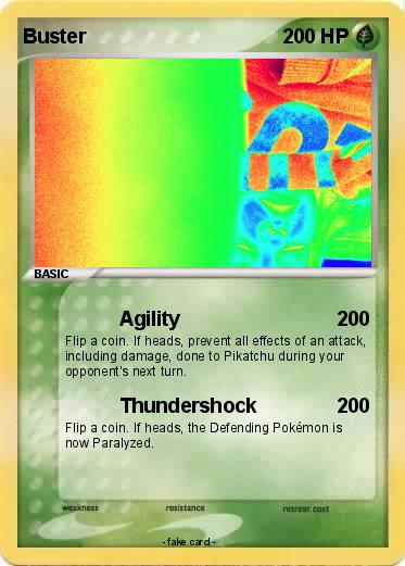 Pokémon Buster 189 189 - Agility - My Pokemon Card