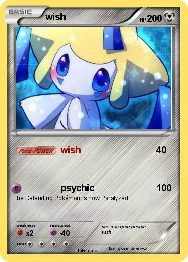 Pokémon wish 18 18 - wish - My Pokemon Card