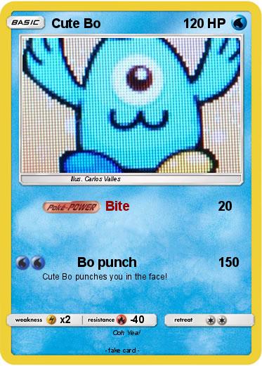 Pokémon Cute Bo 1 1 - Bite - My Pokemon Card