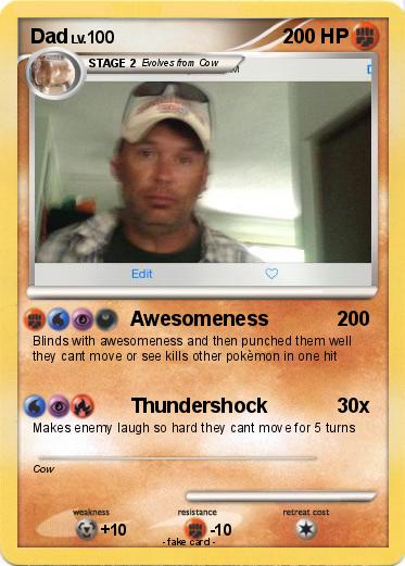 Pokémon Dad 508 508 - Awesomeness - My Pokemon Card
