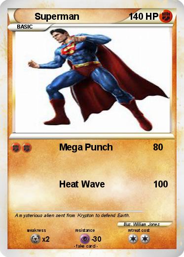 Pokémon Superman 610 610 - Mega Punch - My Pokemon Card